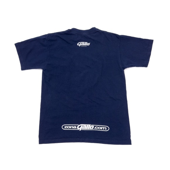 Heavy Line | Shirts | Gallo Cerveza Tshirt Blue Double Sided Logo Short ...